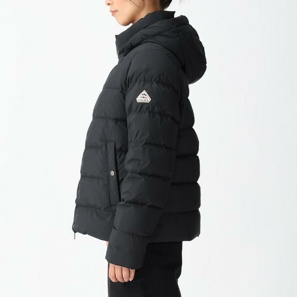 ピレネックス ダウンジャケット コート ブラック レディース PYRENEX