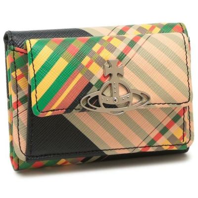 訳ありアウトレット】ヴィヴィアンウエストウッド 三つ折り財布 バイオ